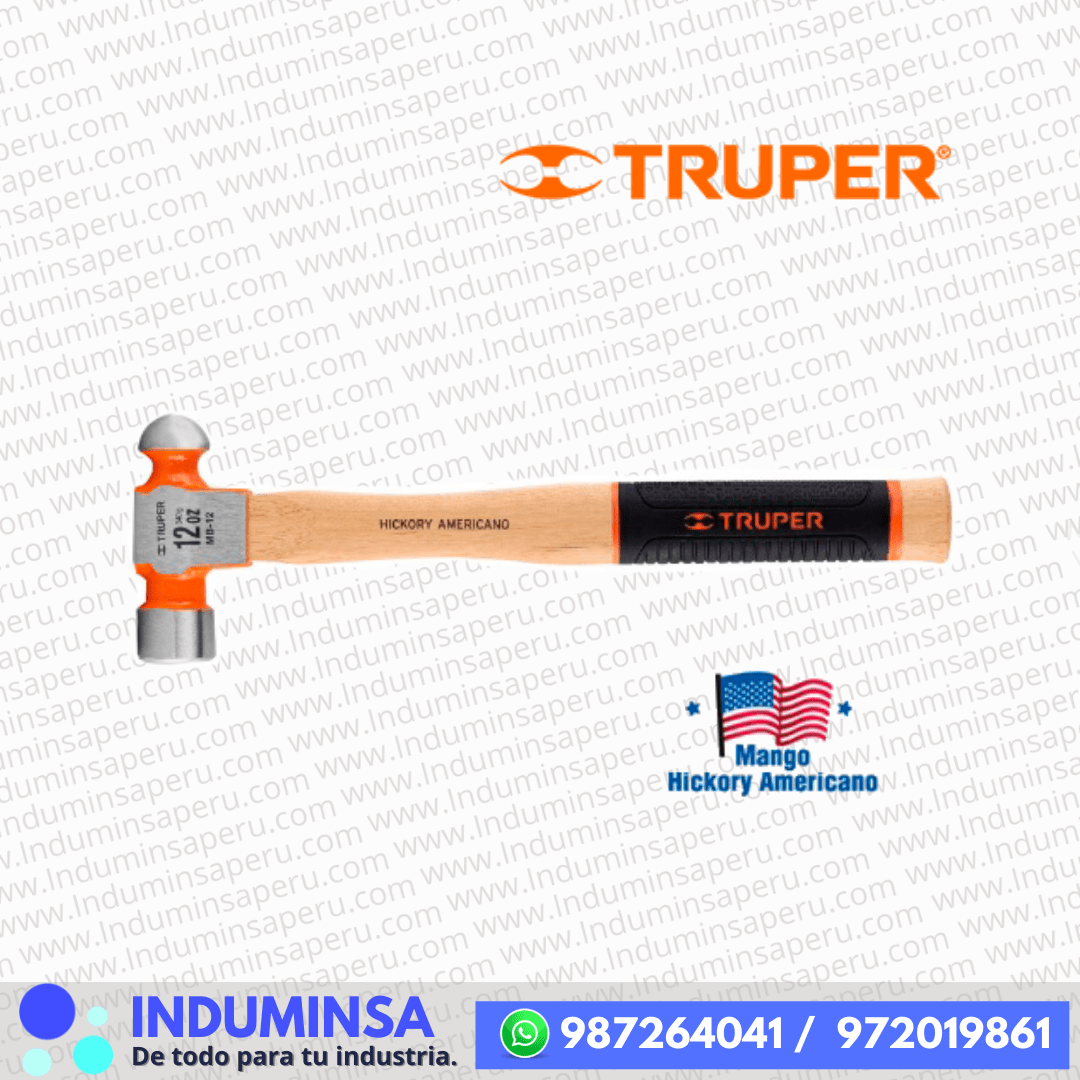 Martillo de Bola 12 oz TRUPER 16901 - INDUMINSA