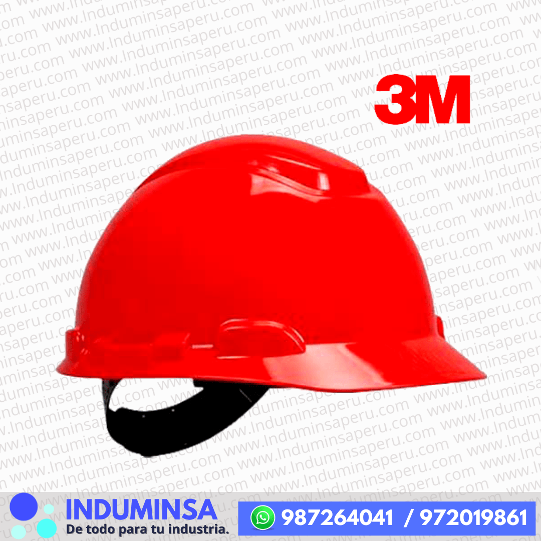 CASCO 3M H705 ROJO - INDUMINSA