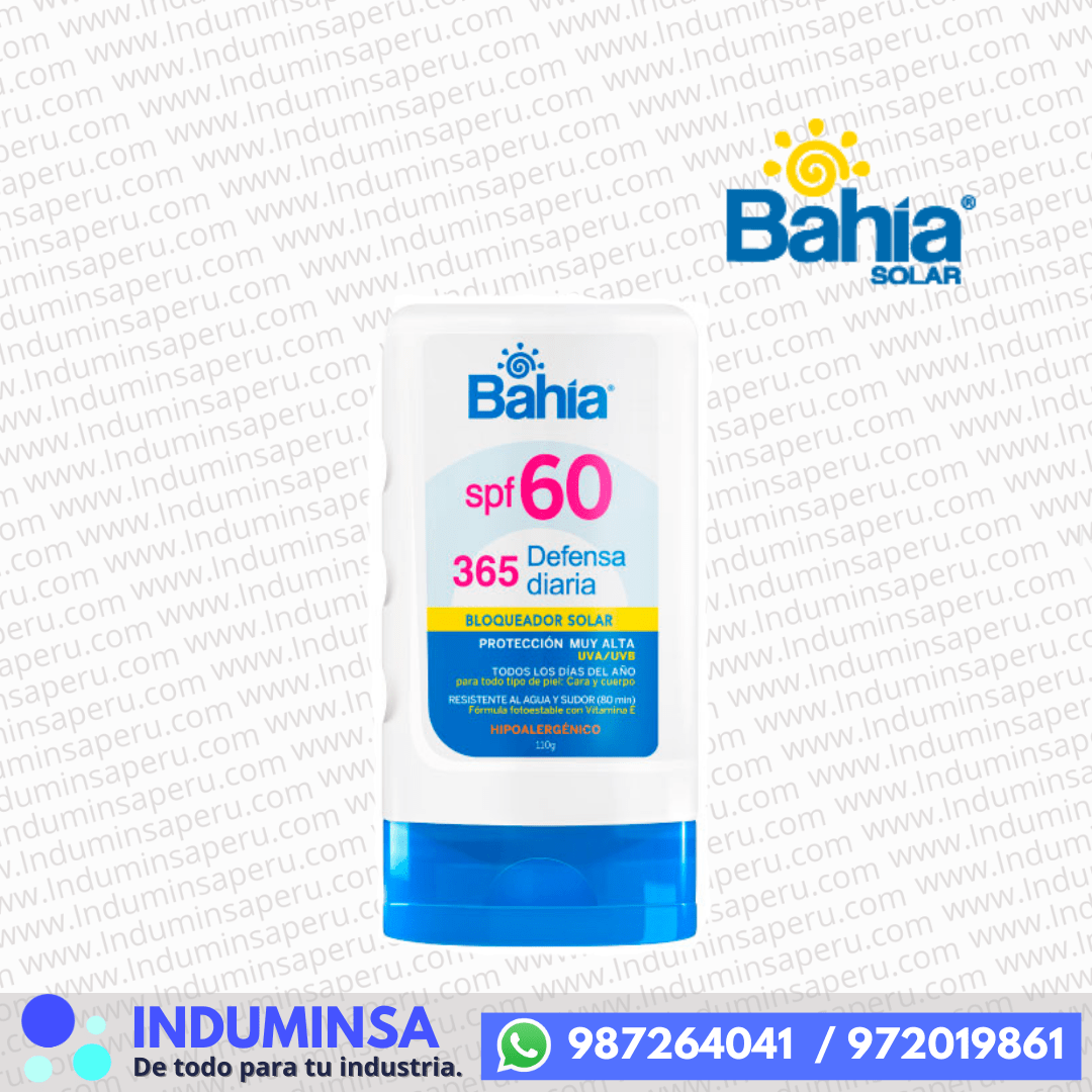 Bloqueador Solar SPF 60 Defensa Diaria 110G BAHIA SOLAR - INDUMINSA