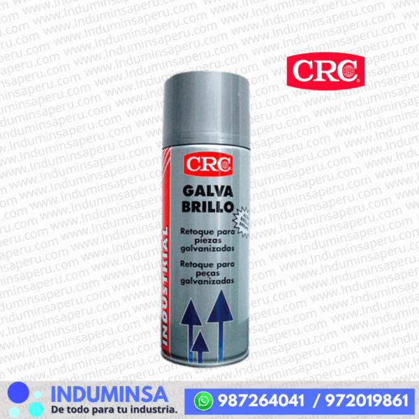 SPRAY GALVANIZADO GALVA BRILLO 400ML 30713 CRC - INDUMINSA