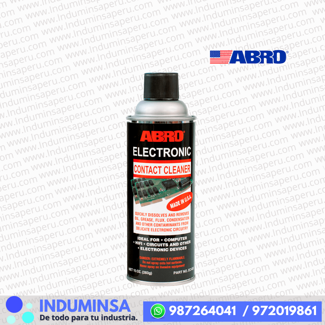 LIMPIA CONTACTOS ELECTRONICOS EC-533 X 5.5OZ ABRO - INDUMINSA