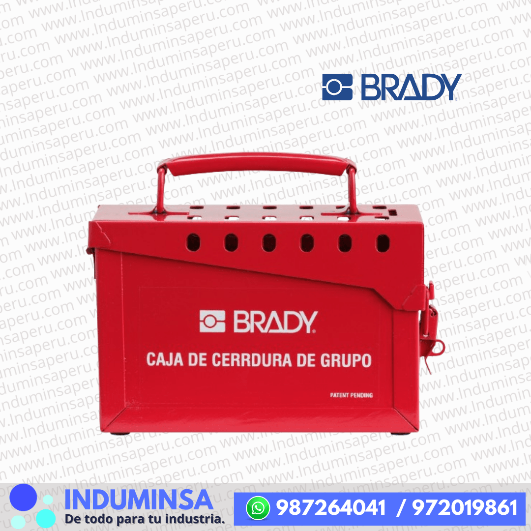 Caja de Bloqueo Grupal Metálico 65040 Brady - INDUMINSA