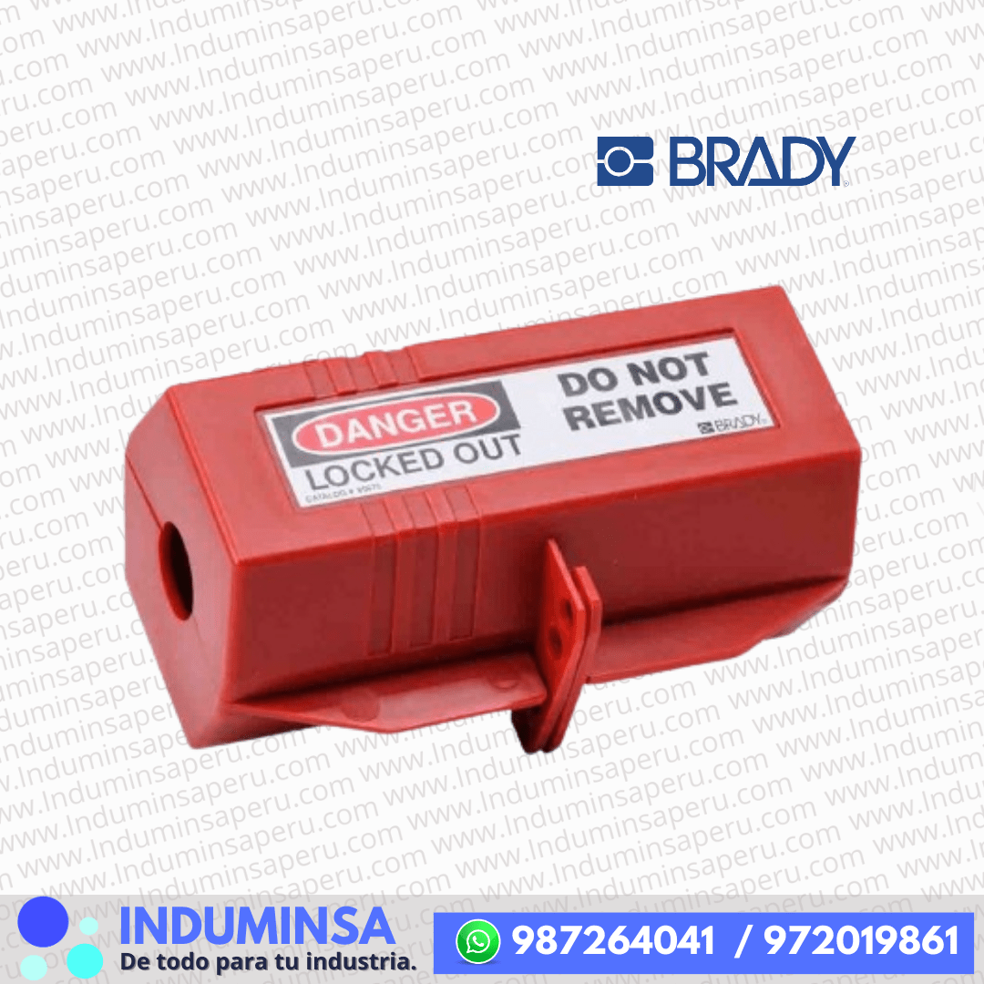 Bloqueo para Enchufes Eléctricos 220/550 V 65675 Brady - INDUMINSA